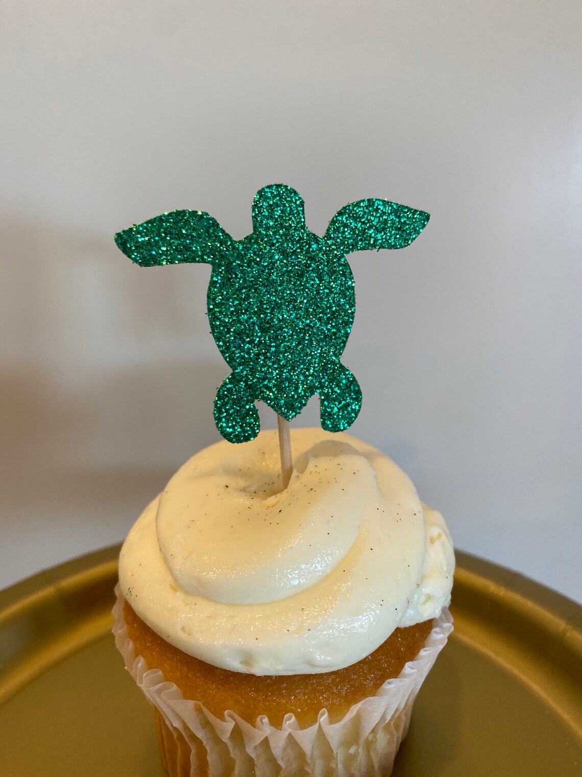 Turtle Cupcake Toppers Seaturtle Tops Turtle Cupcakes - Etsy