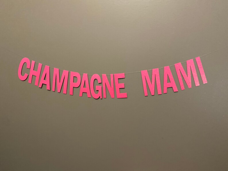 Champagne Mami Banner Champagne Papi PARTY Decor Hip Hop - Etsy