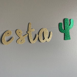 Three Esta Party Decor, Third Birthday Fiesta Theme Party, Cactus ...