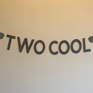 Two Cool Banner, Two Cool Birthday, Sunglasses Banner, Sunglasses Party ...