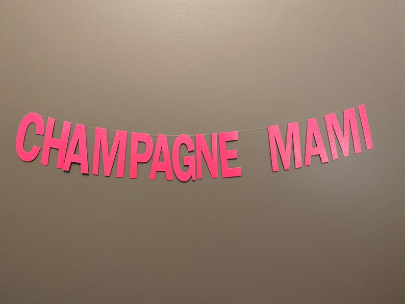 Champagne Mami Banner Champagne Papi PARTY Decor Hip Hop - Etsy