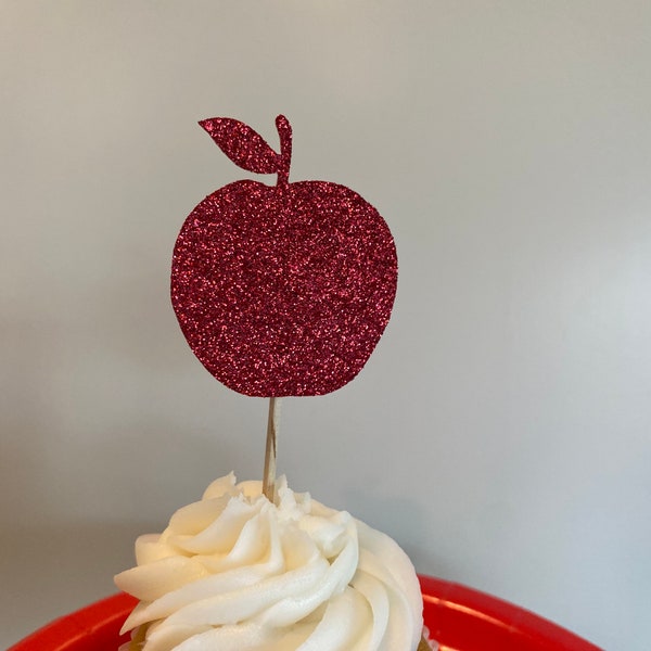 Apple Cupcake Topper - Etsy