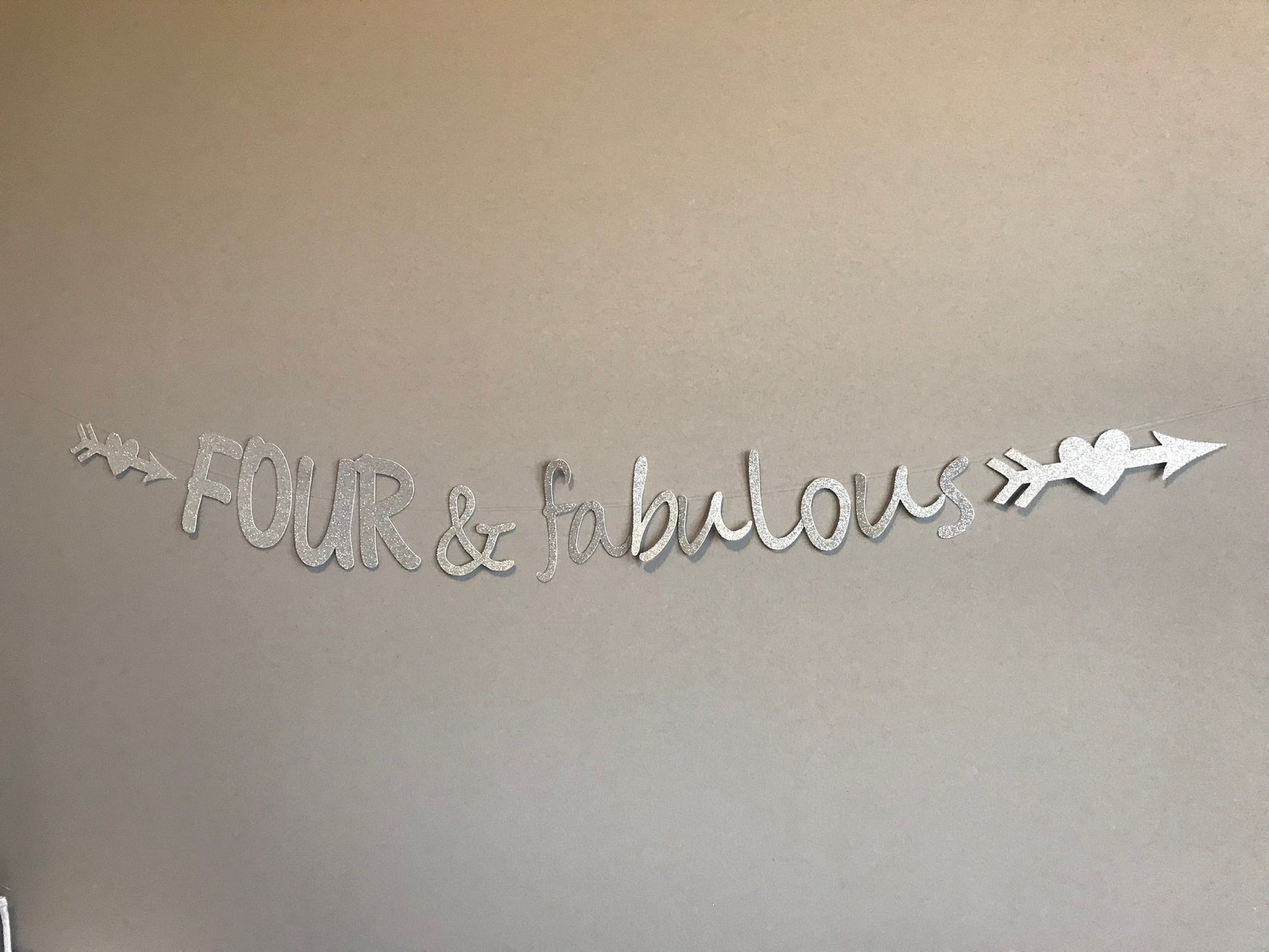 Four and Fabulous Banner Four Banner Fabulous Banner Fourth - Etsy