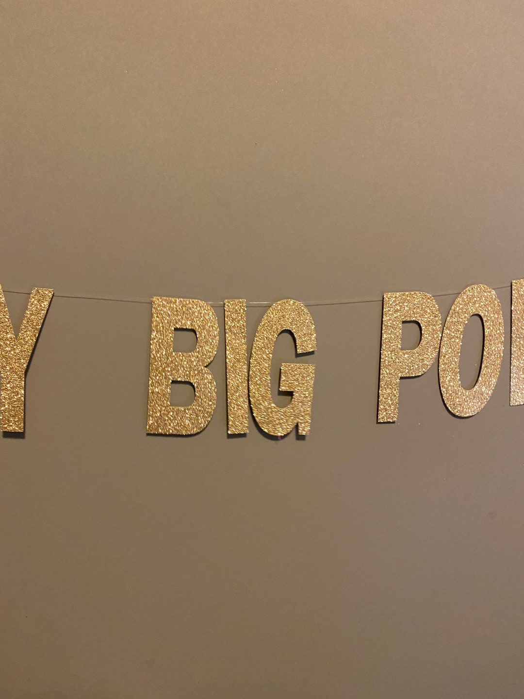 Happy Birthday Big Poppa Banner: Glitter Hip Hop Party Decor - Etsy