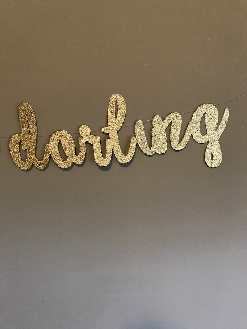 Drink Up Darling Banner 21st Birthday Banner Bridal Shower | Etsy