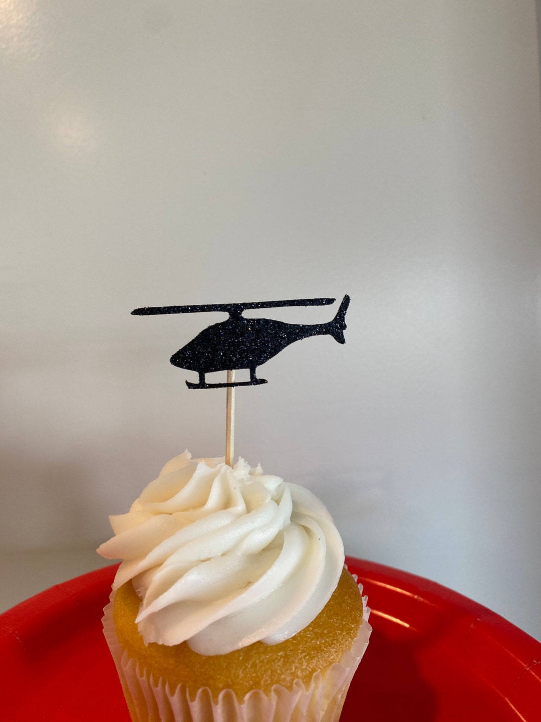 Helicopter Cupcake Topper, Helicopter Cupcake Topper, Cupcake Topper ...