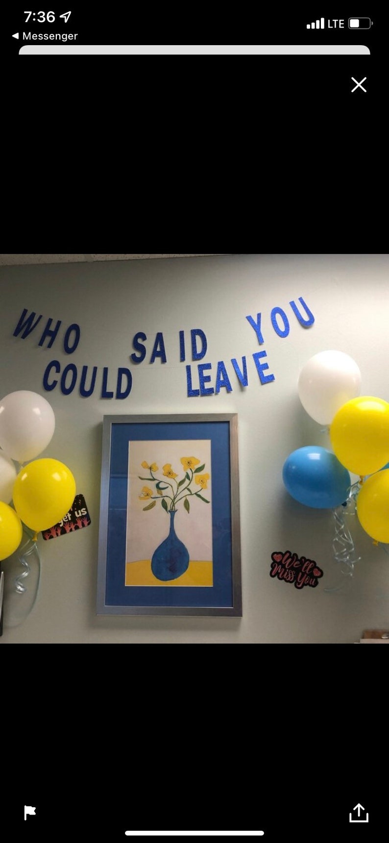 WHO SAID You Could LEAVE Banner Who Said You Could Leave - Etsy WHO SAID You Could LEAVE Banner Who Said You Could Leave - Etsy