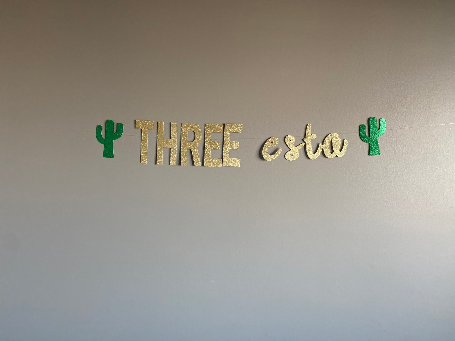 Three Esta Party Decor Third Birthday Fiesta Theme Party - Etsy