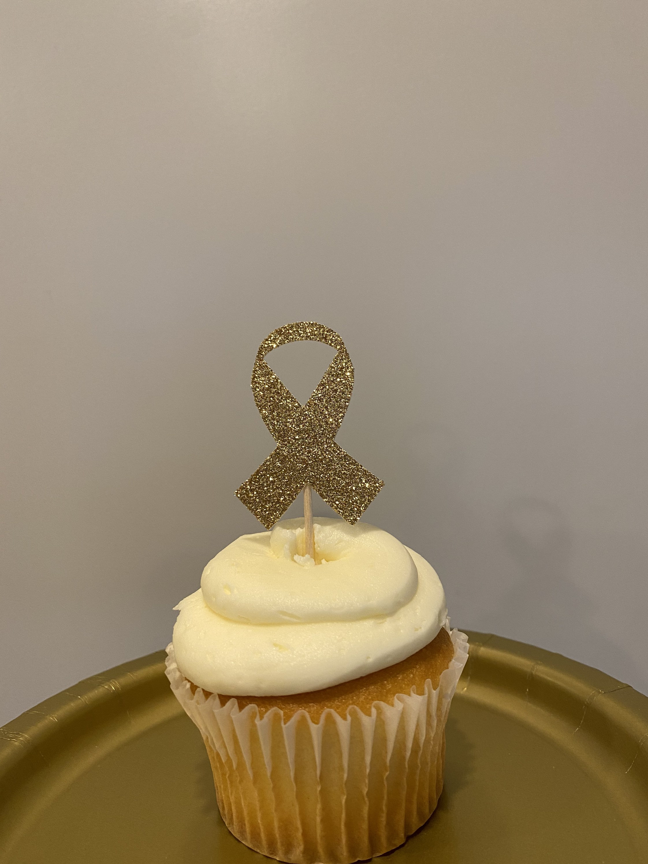 Cancer Ribbon Cupcake Toppers Cancer Survivor Cupcake - Etsy Australia
