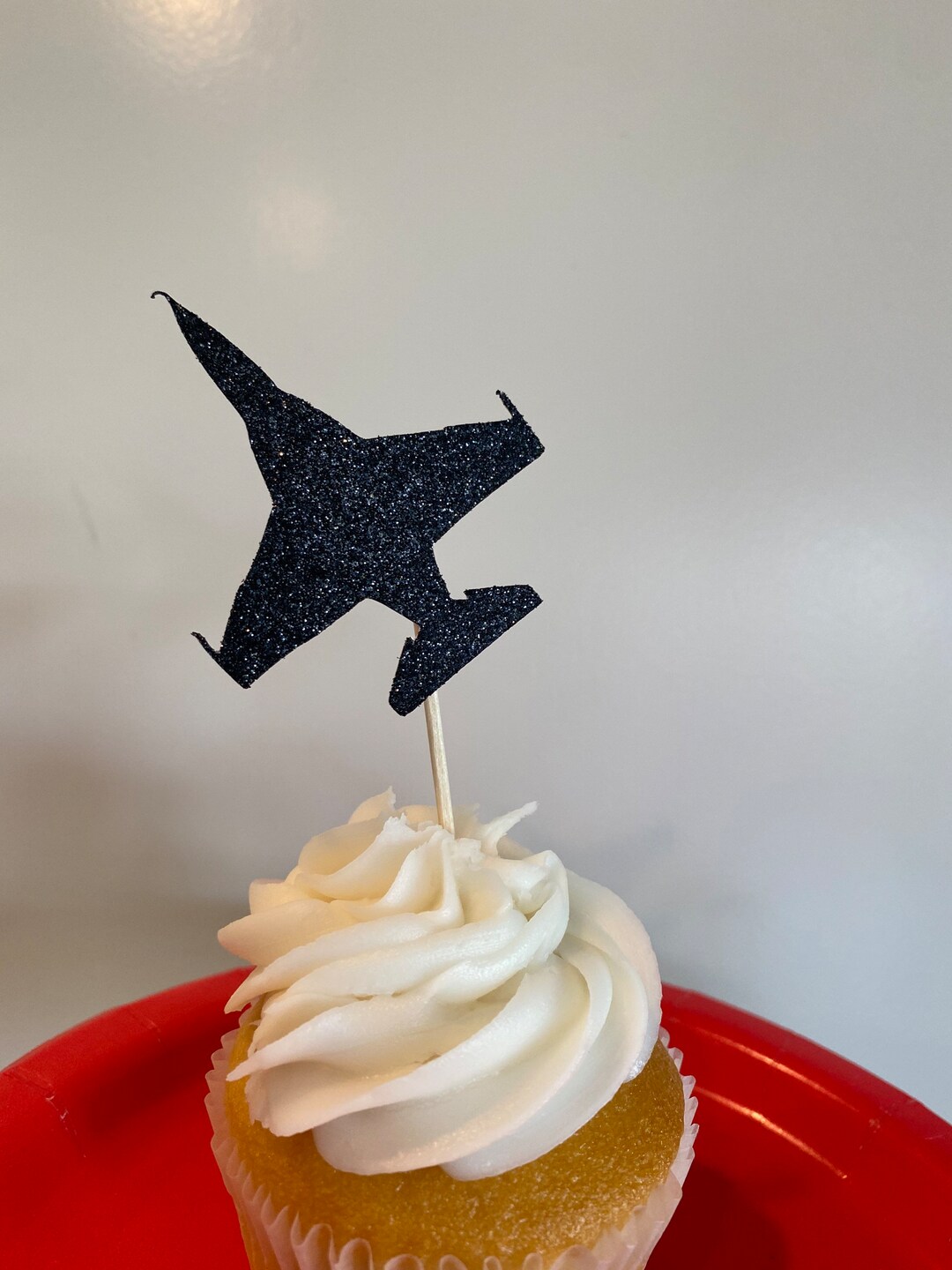 Fighter Jet Cupcake Toppers, Fighter Jet Cupcake Topper, Jet Cupcake ...