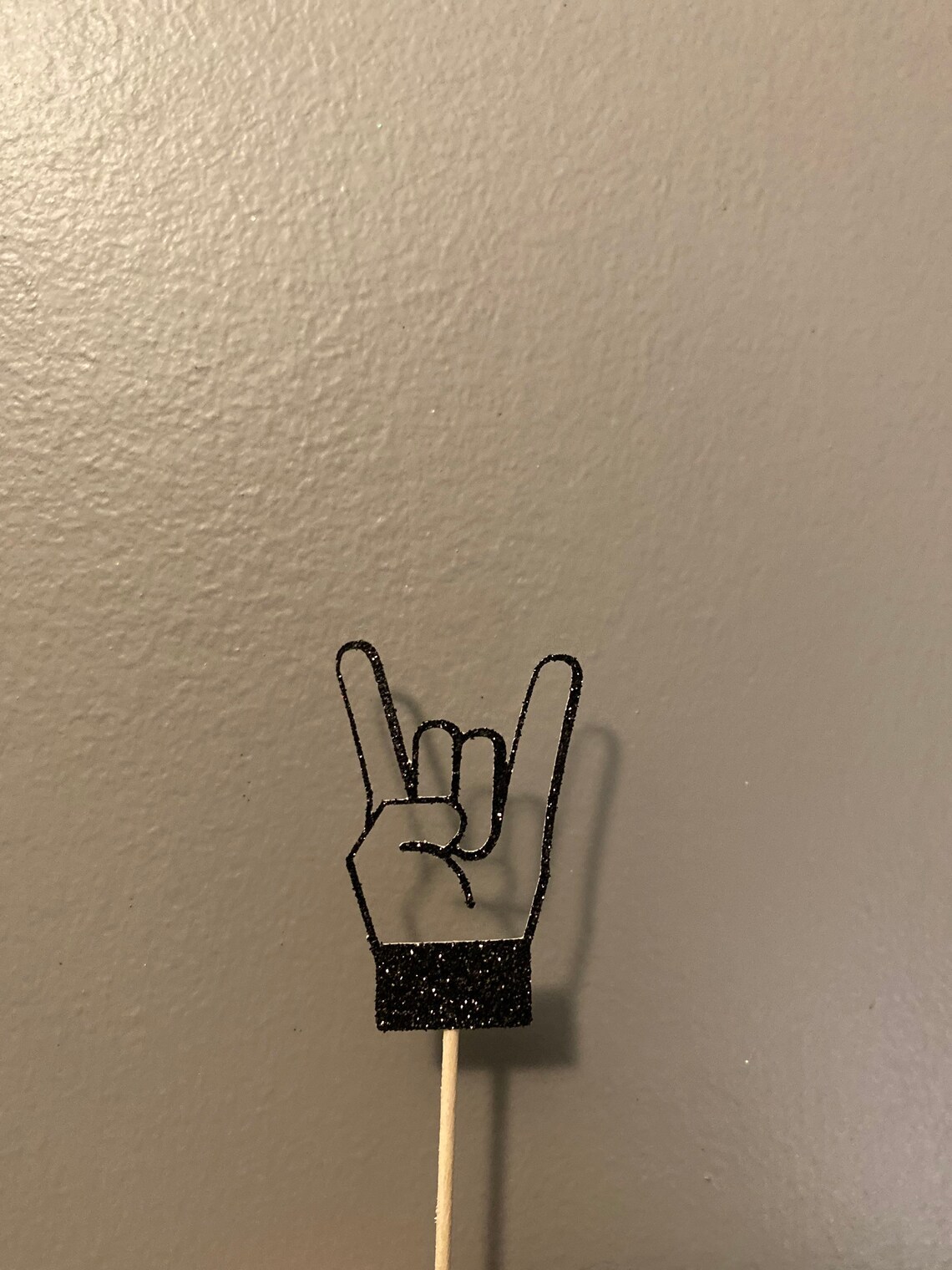 Rock Hand Cupcake Toppers Music Party Decorations Rock Star - Etsy