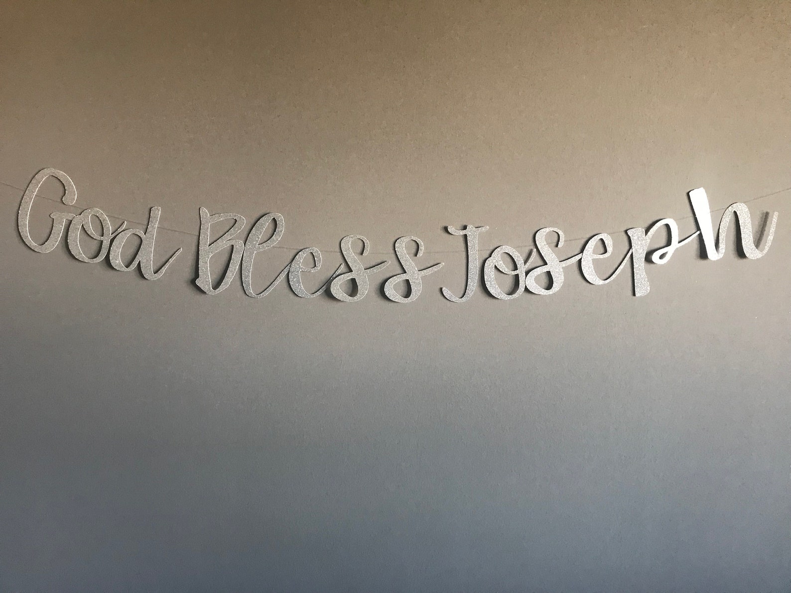 God Bless Banner Christening Banner Baptism Banner First - Etsy