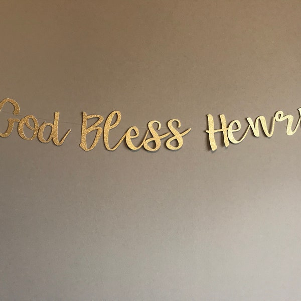 God Bless Sign - Etsy