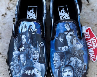 Vans Horror Shoes - Etsy