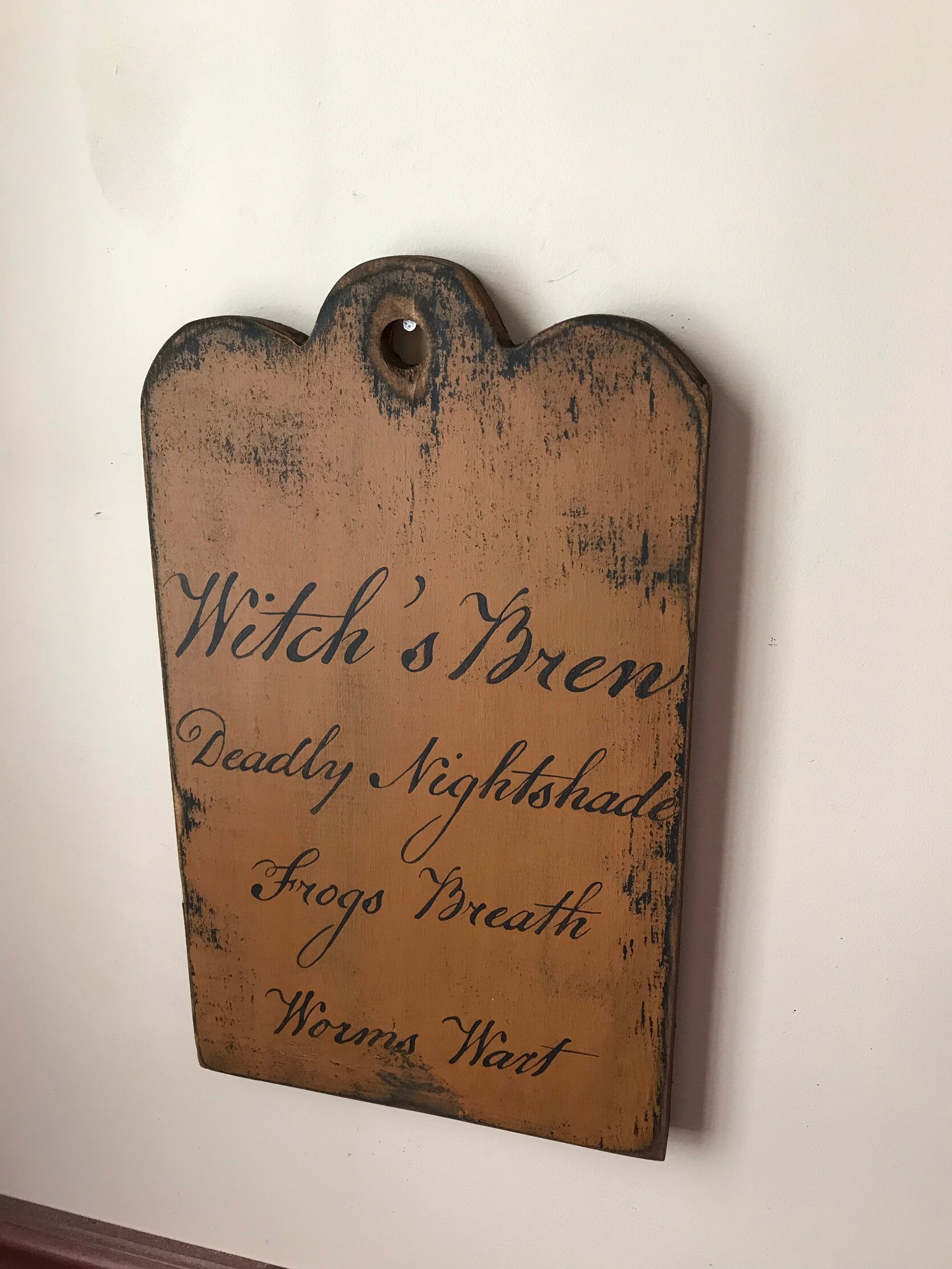 Witch's Brew Sign - Etsy