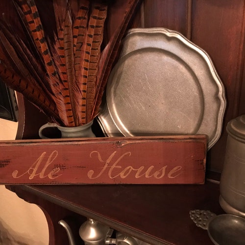 Primitive Colonial Tavern Style Sign - Etsy