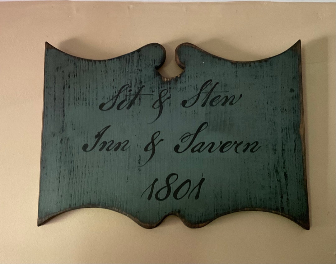 Colonial Style Tavern Sign - Etsy