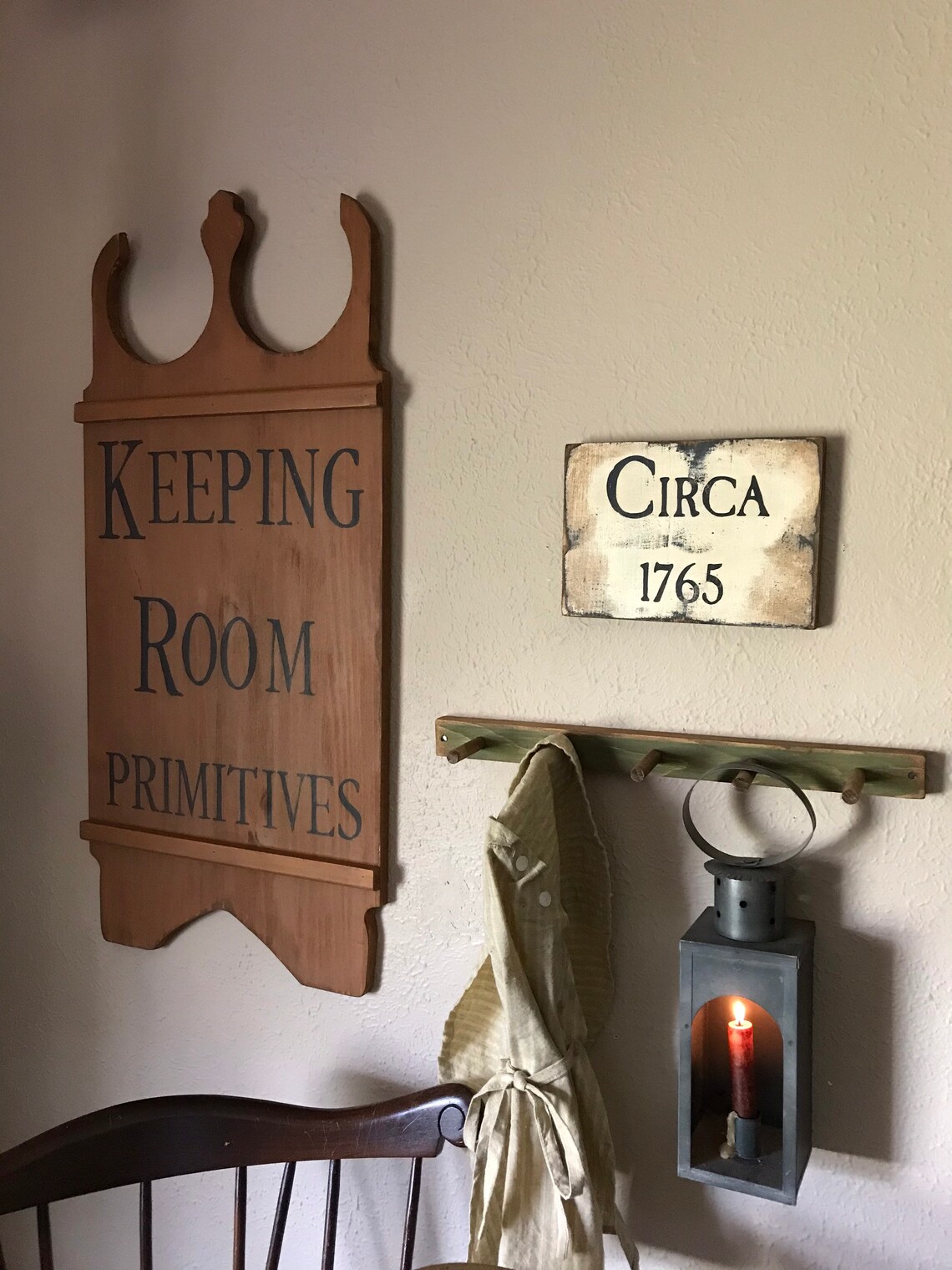 Primitive Colonial Circa Sign - Etsy
