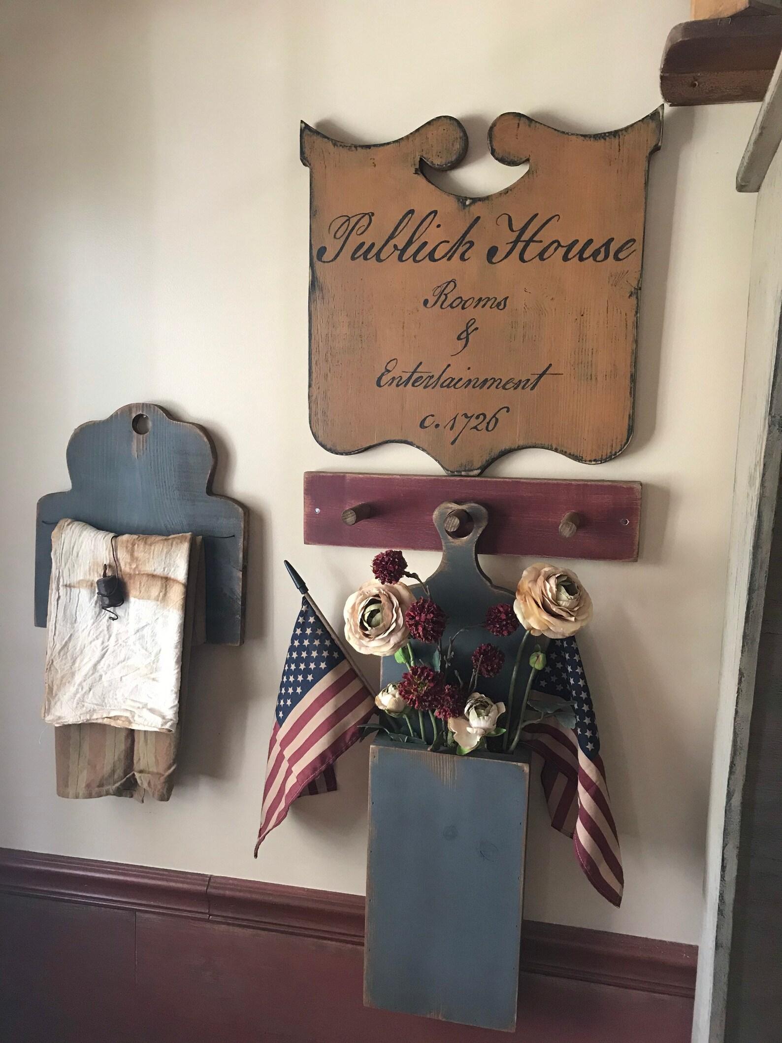 Primitive Colonial Tavern Style Sign - Etsy