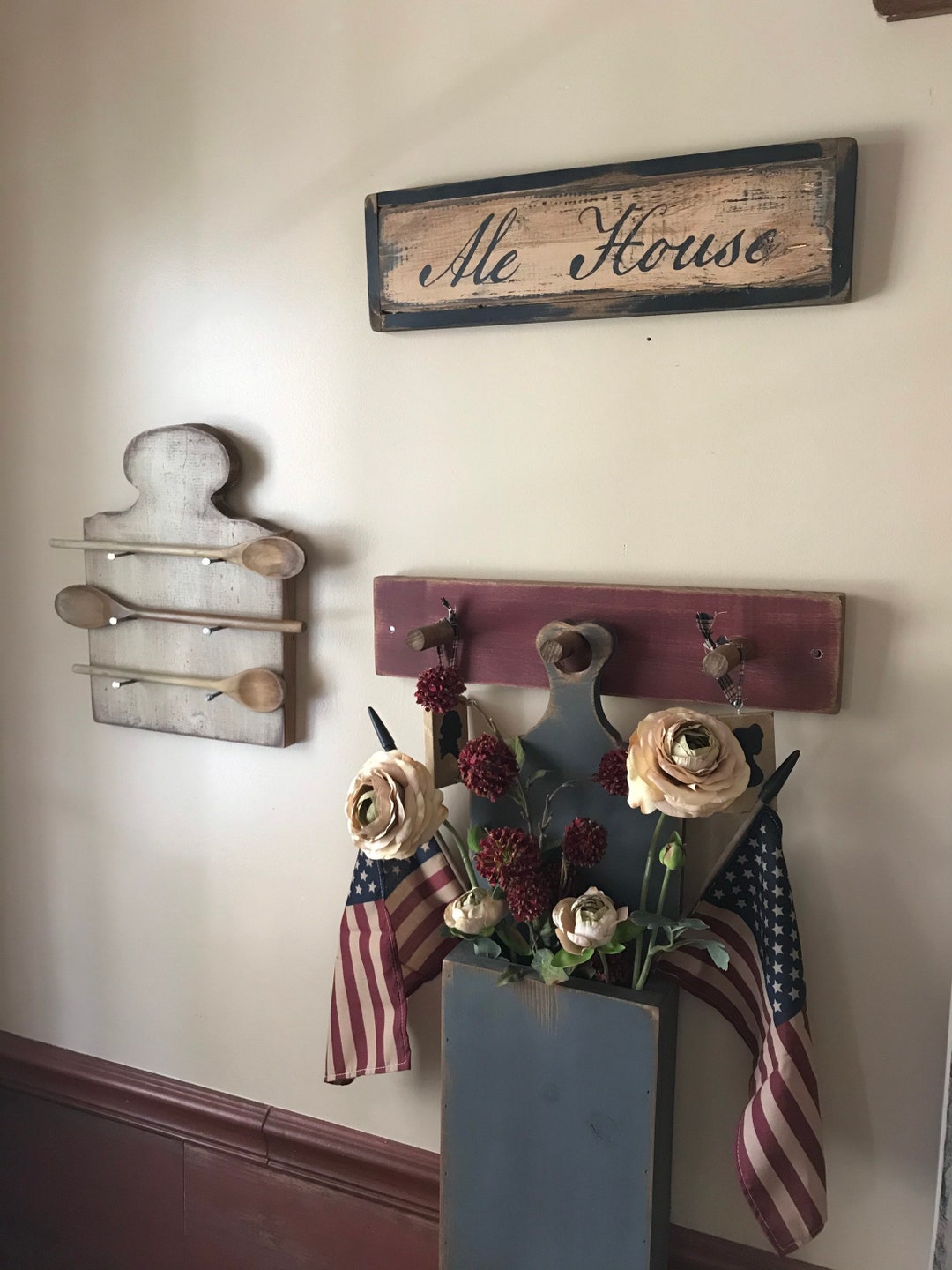 Primitive Colonial Ale House Sign - Etsy