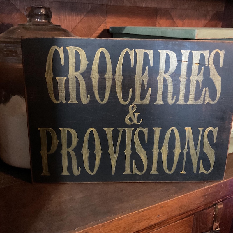 Groceries Sign - Etsy