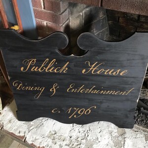 Gorgeous Large Colonial Style Publick House Sign - Etsy