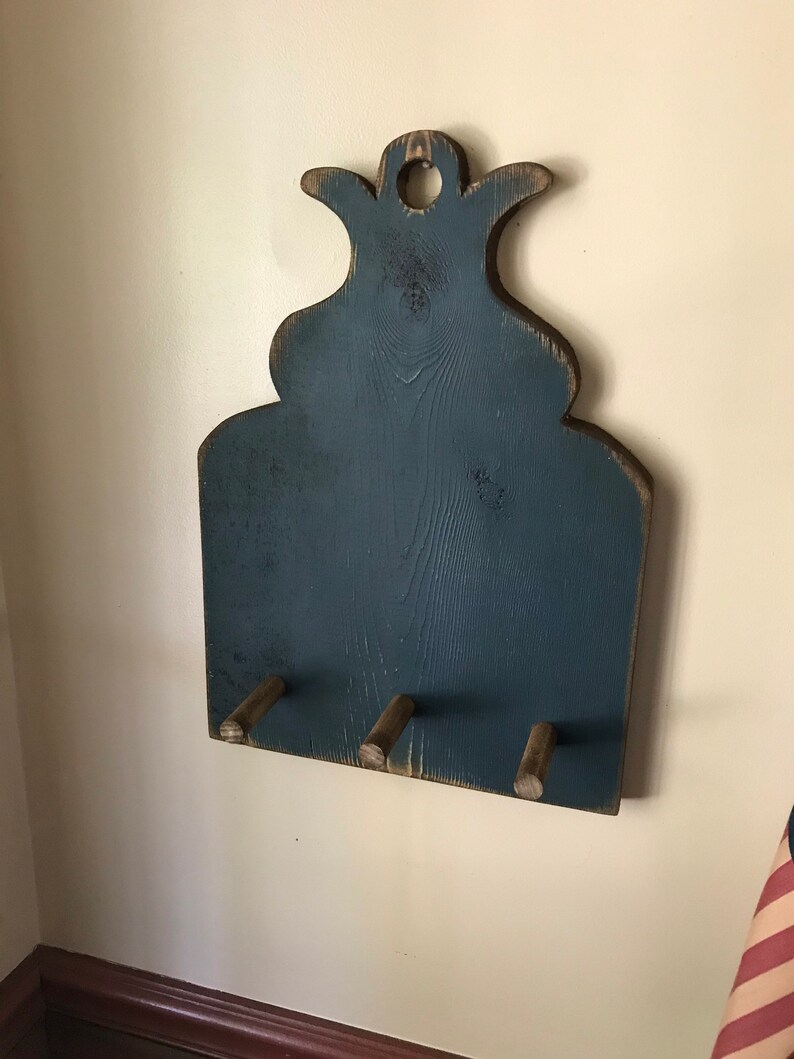 Primitive Colonial Style Tulip Top Peg Rack - Etsy