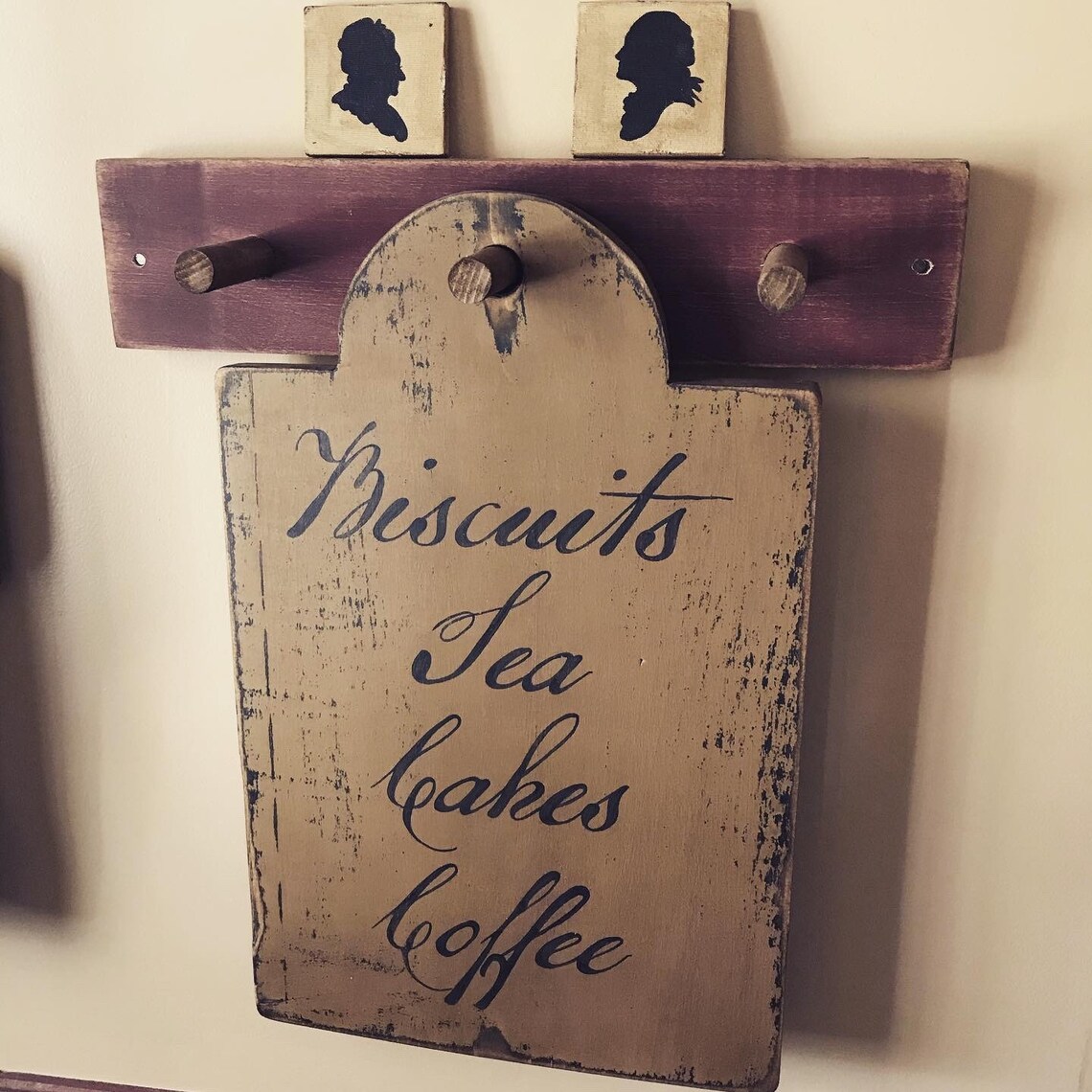 Primitive Colonial Kitchen, Coffee Shop Offerings Sign - Etsy
