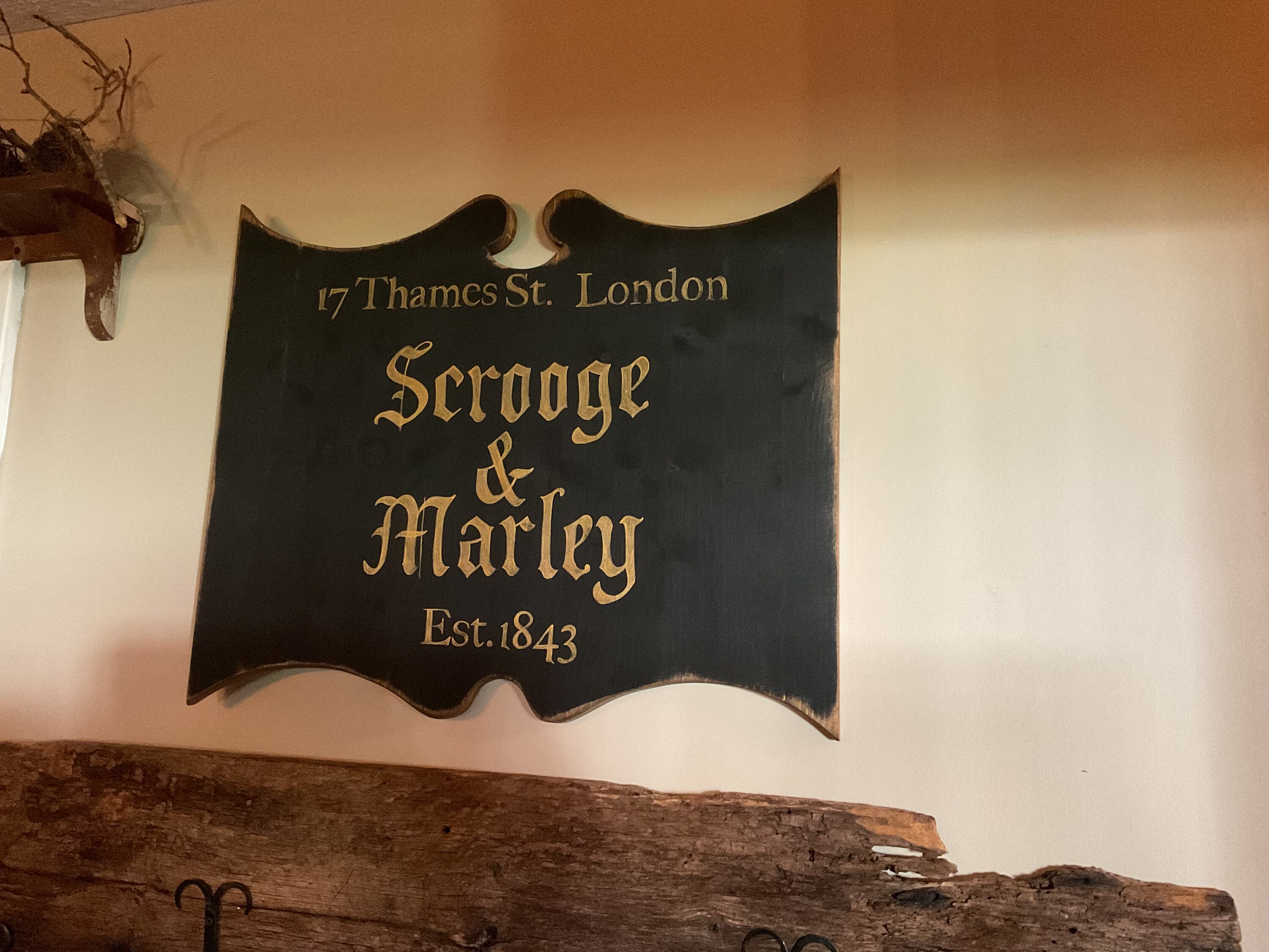 Scrooge and Marley Sign - Etsy