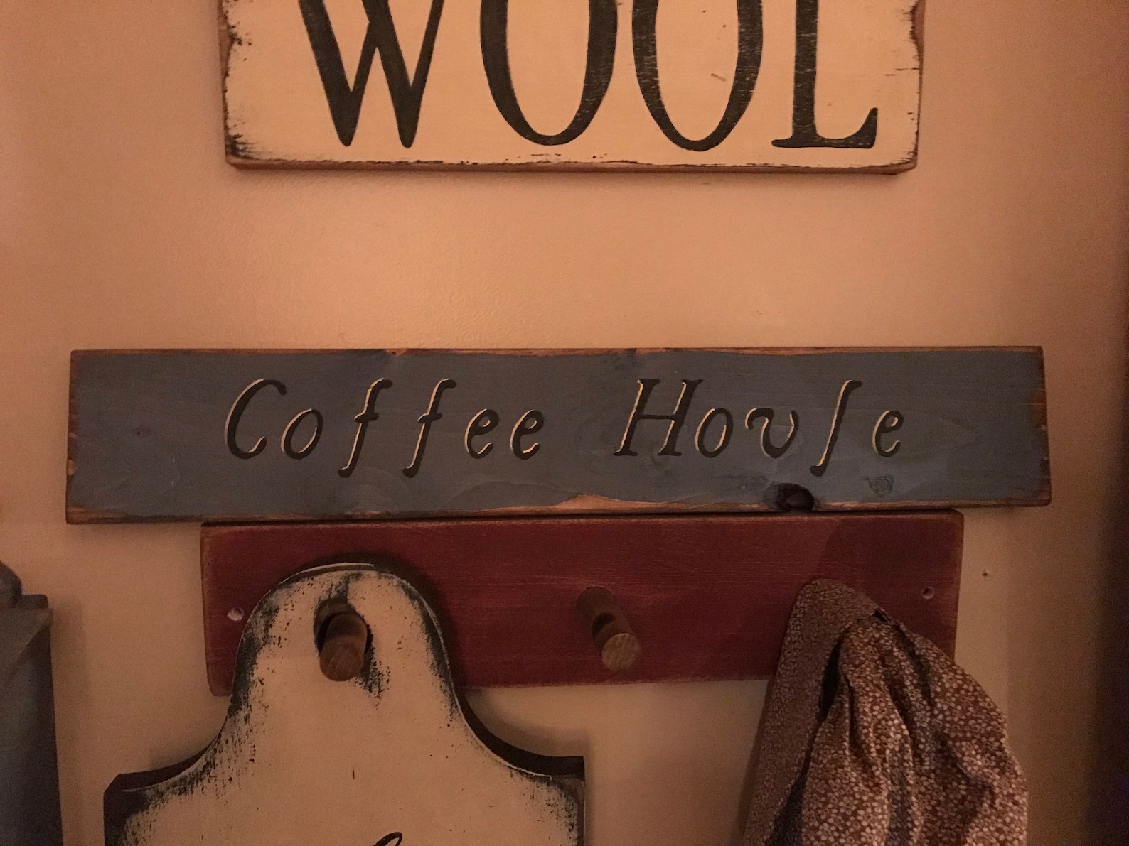 Primitive Colonial Coffee House Sign - Etsy
