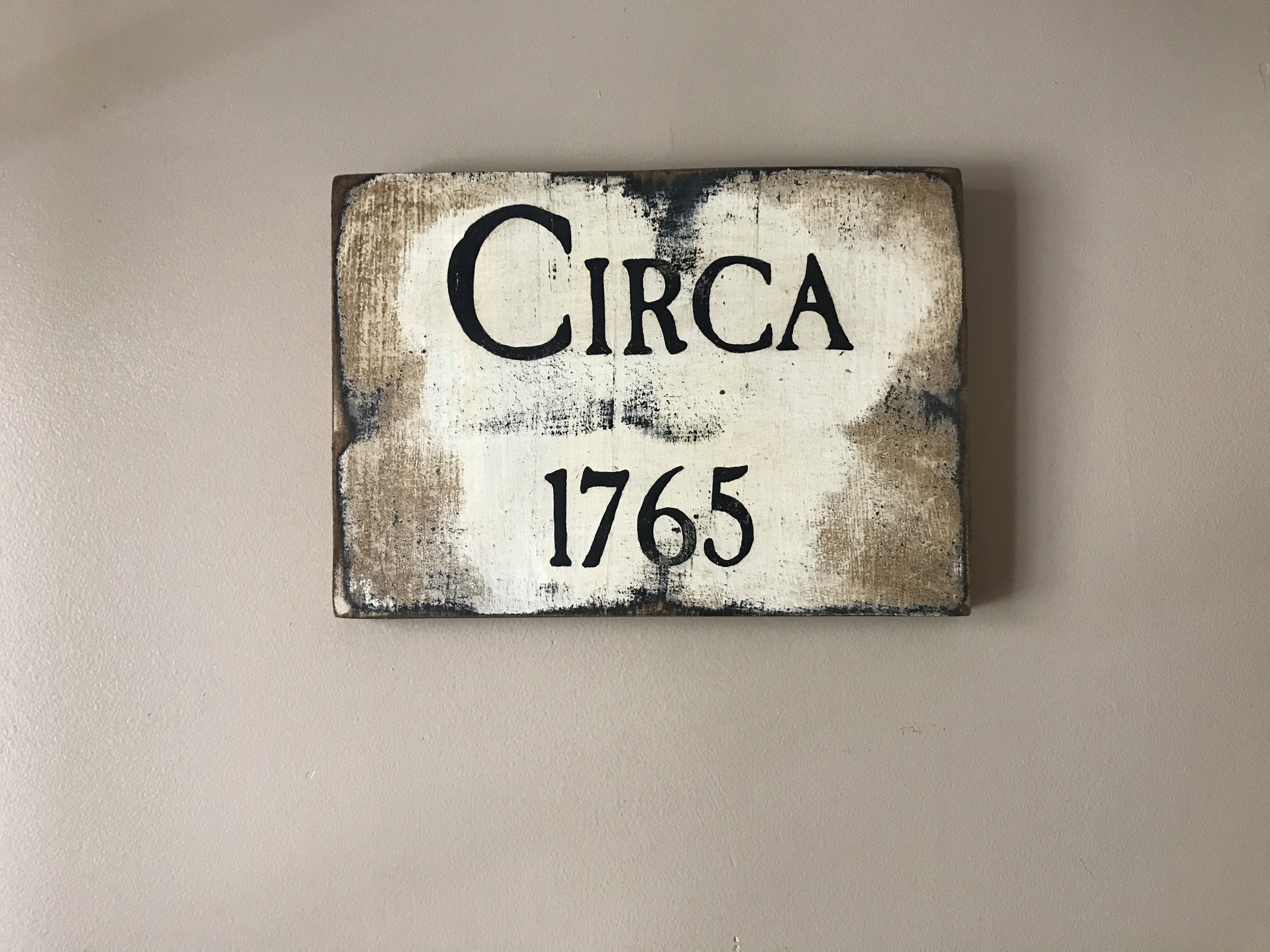 Primitive Colonial Circa Sign - Etsy