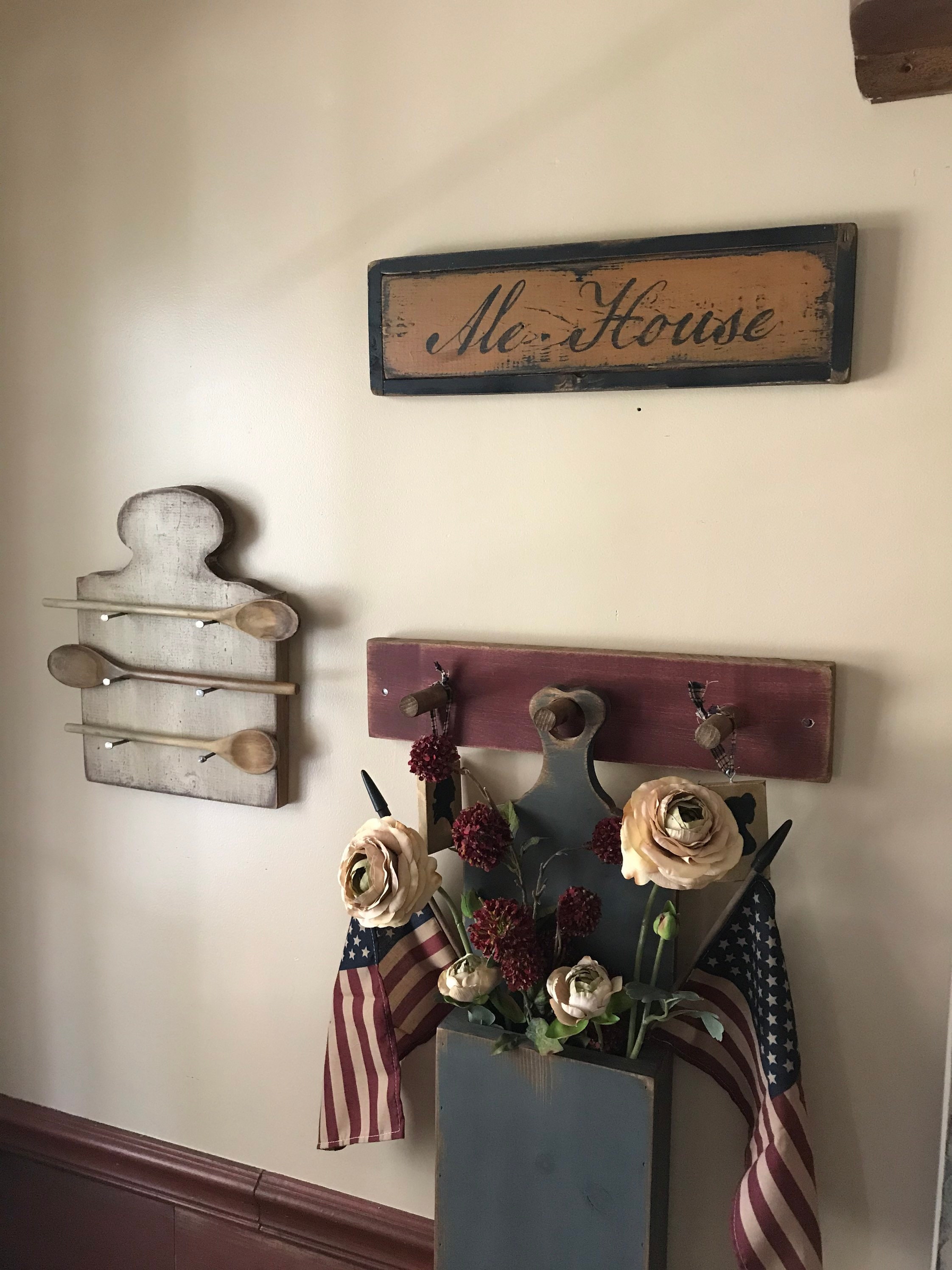 Primitive colonial Ale House sign | Etsy