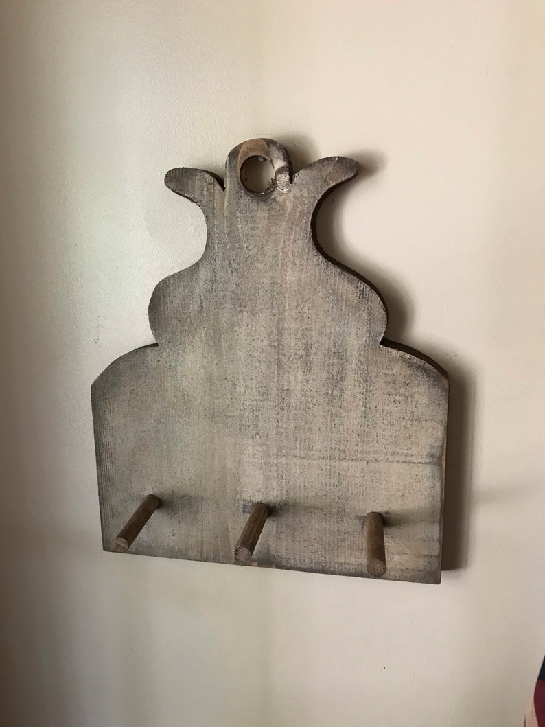 Primitive Colonial Style Tulip Top Peg Rack - Etsy