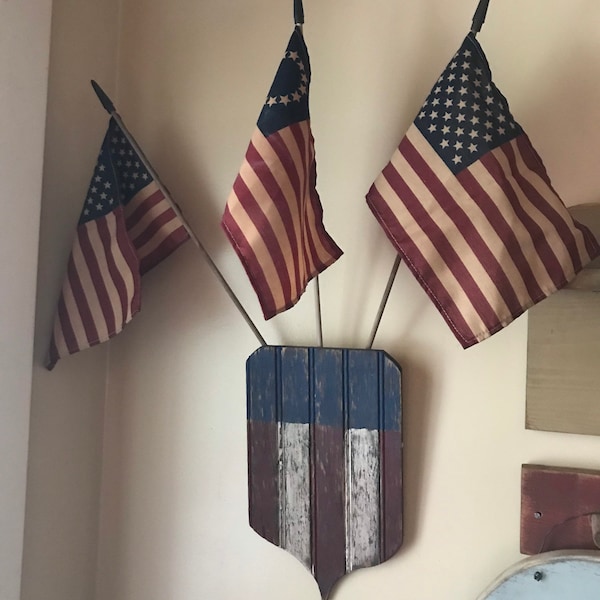 Primitive Flag - Etsy