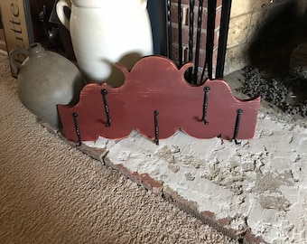 Primitive Colonial Rams Horn Peg Rack - Etsy