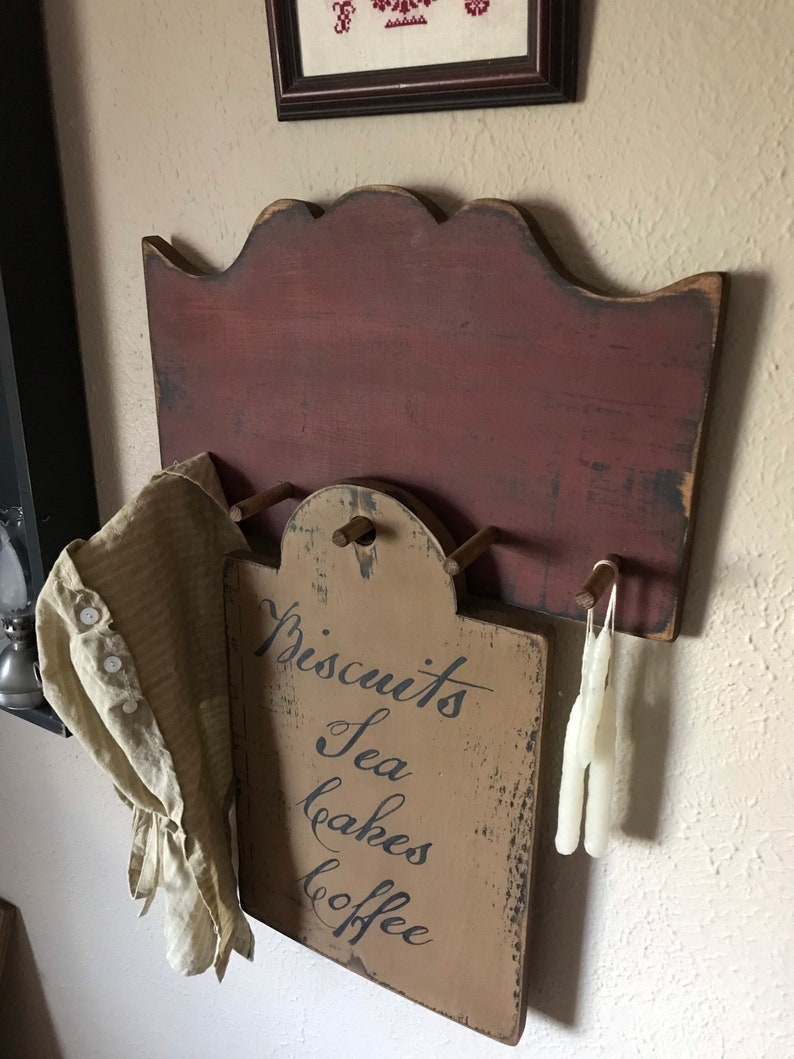 Primitive Colonial Kitchen, Coffee Shop Offerings Sign - Etsy