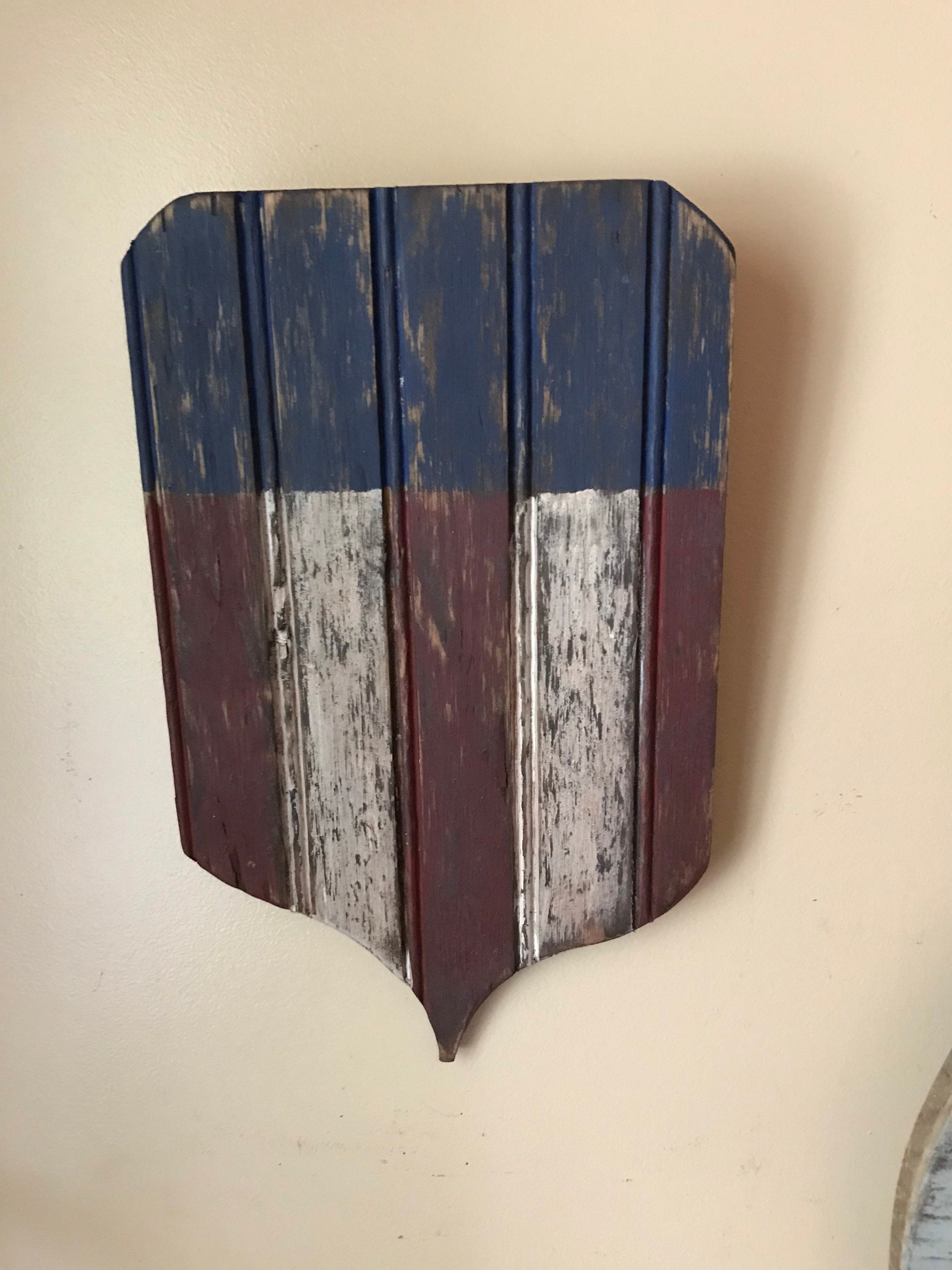Primitive Americana Shield Style Flag Holder - Etsy