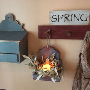 Primitive Colonial Candle Box - Etsy