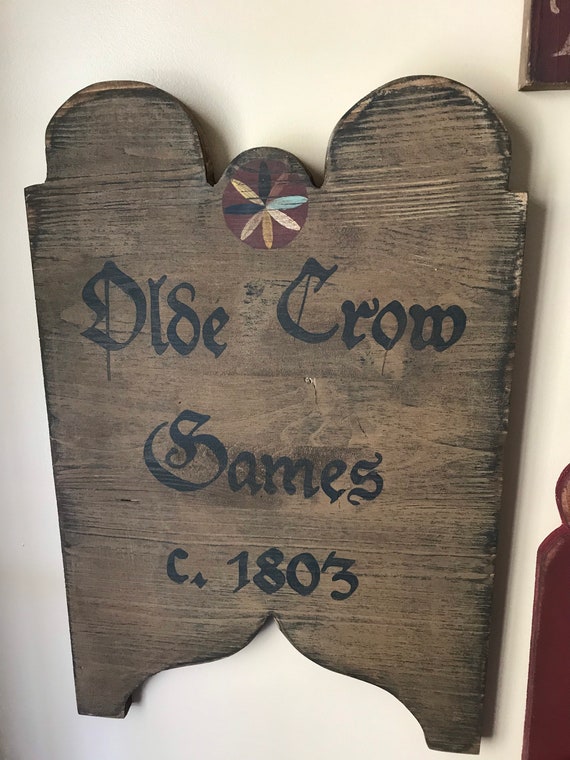 Primitive Folk Art Sign | Etsy