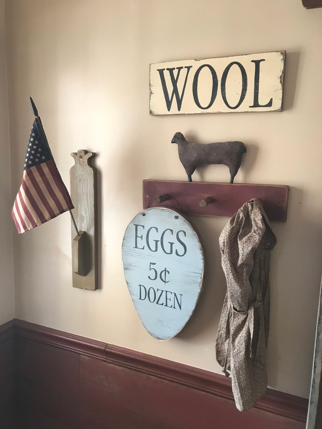 Colonial Tulip Top Flag Holder - Etsy