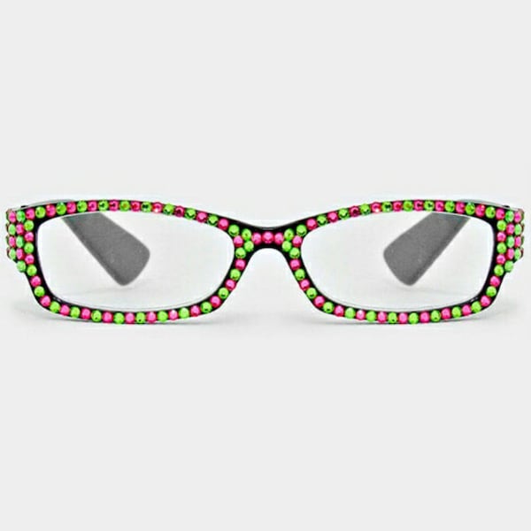 Rhinestone Readers - Etsy