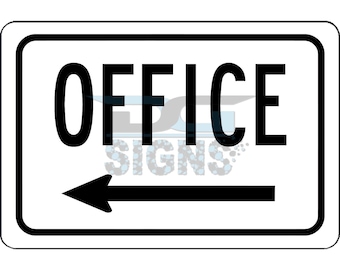 Office Arrow Sign - Etsy