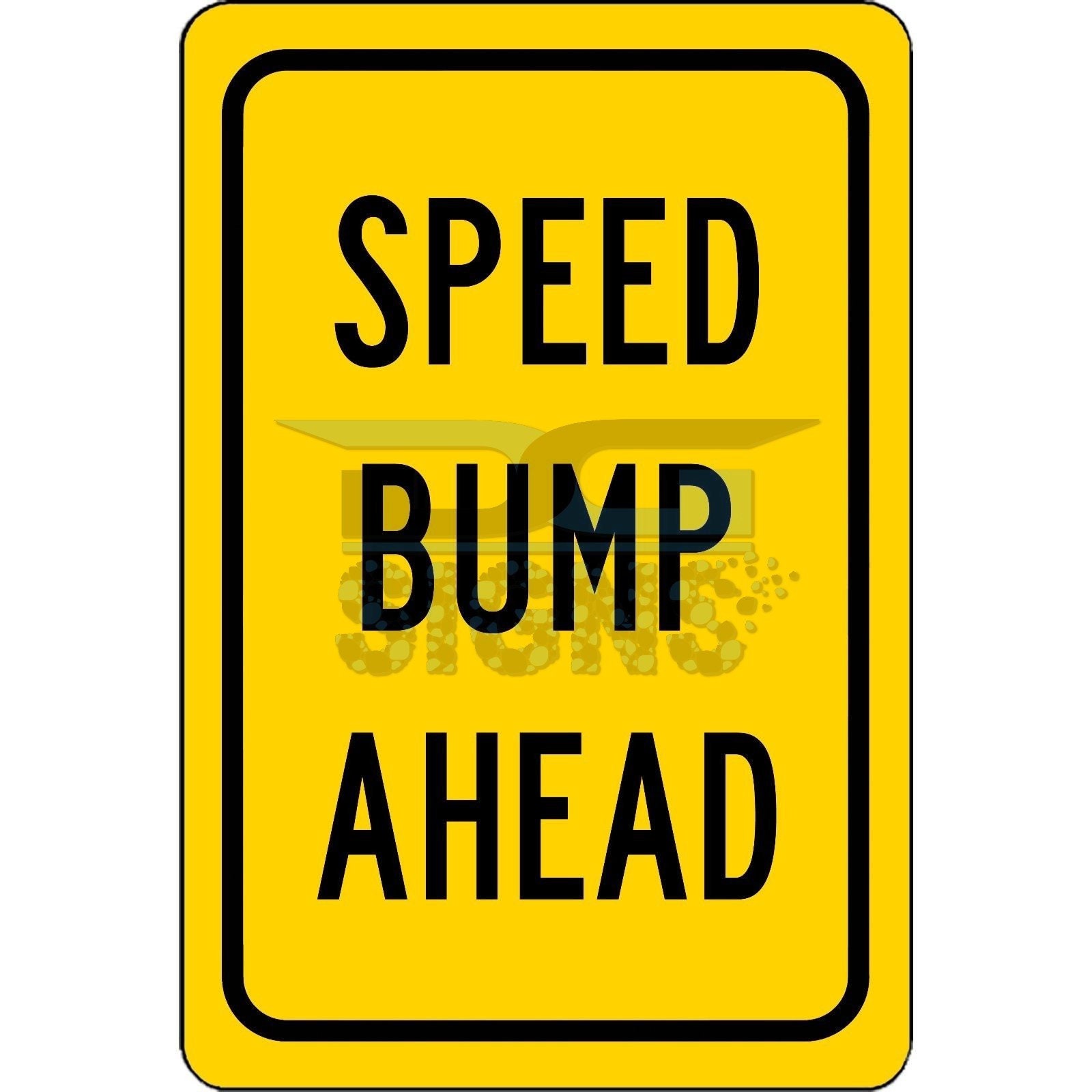 Speed Bump Ahead Aluminum Sign 8x12 - Etsy