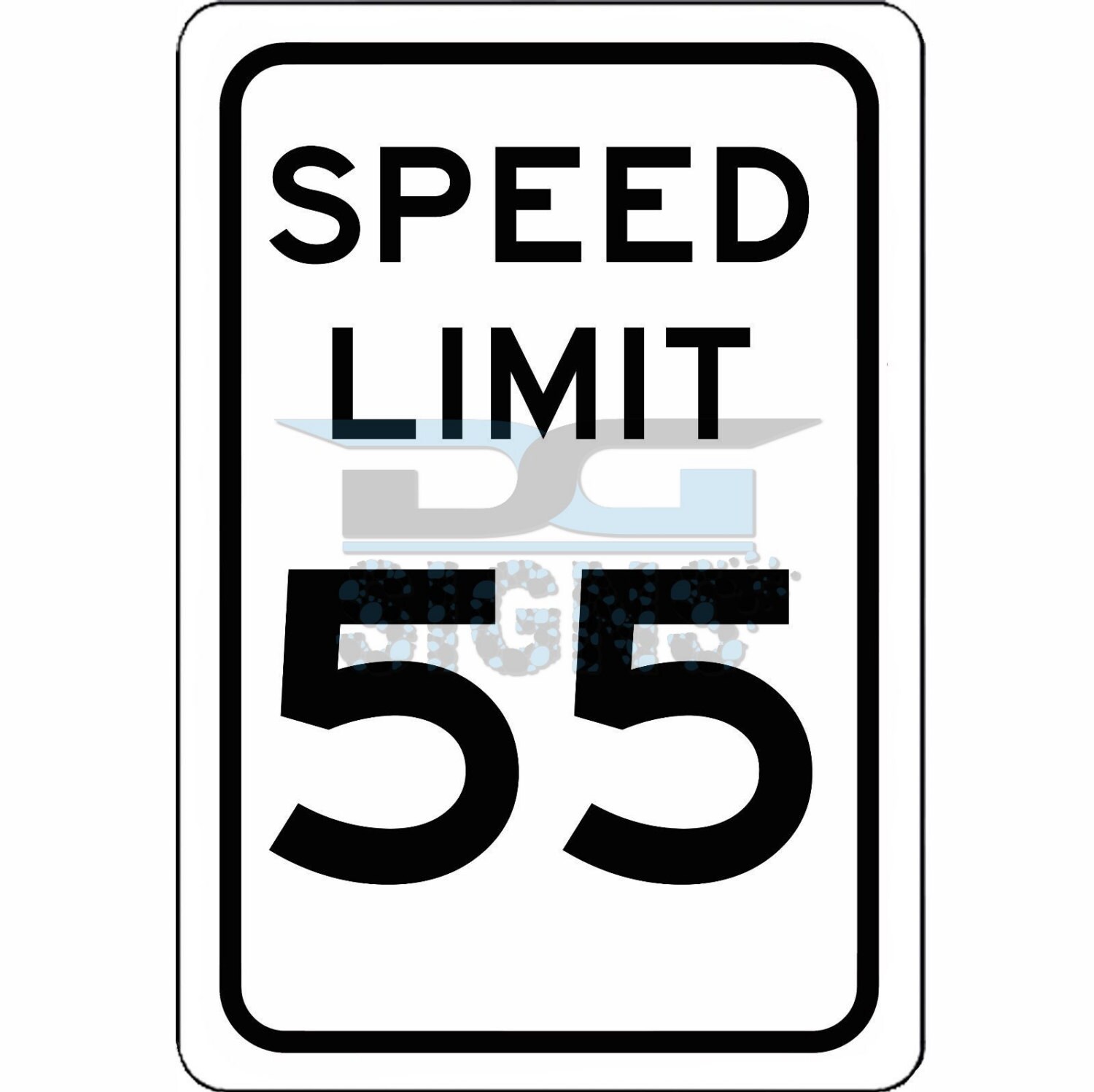 Speed Limit 55 MPH Sign aluminum sign 8x12 | Etsy