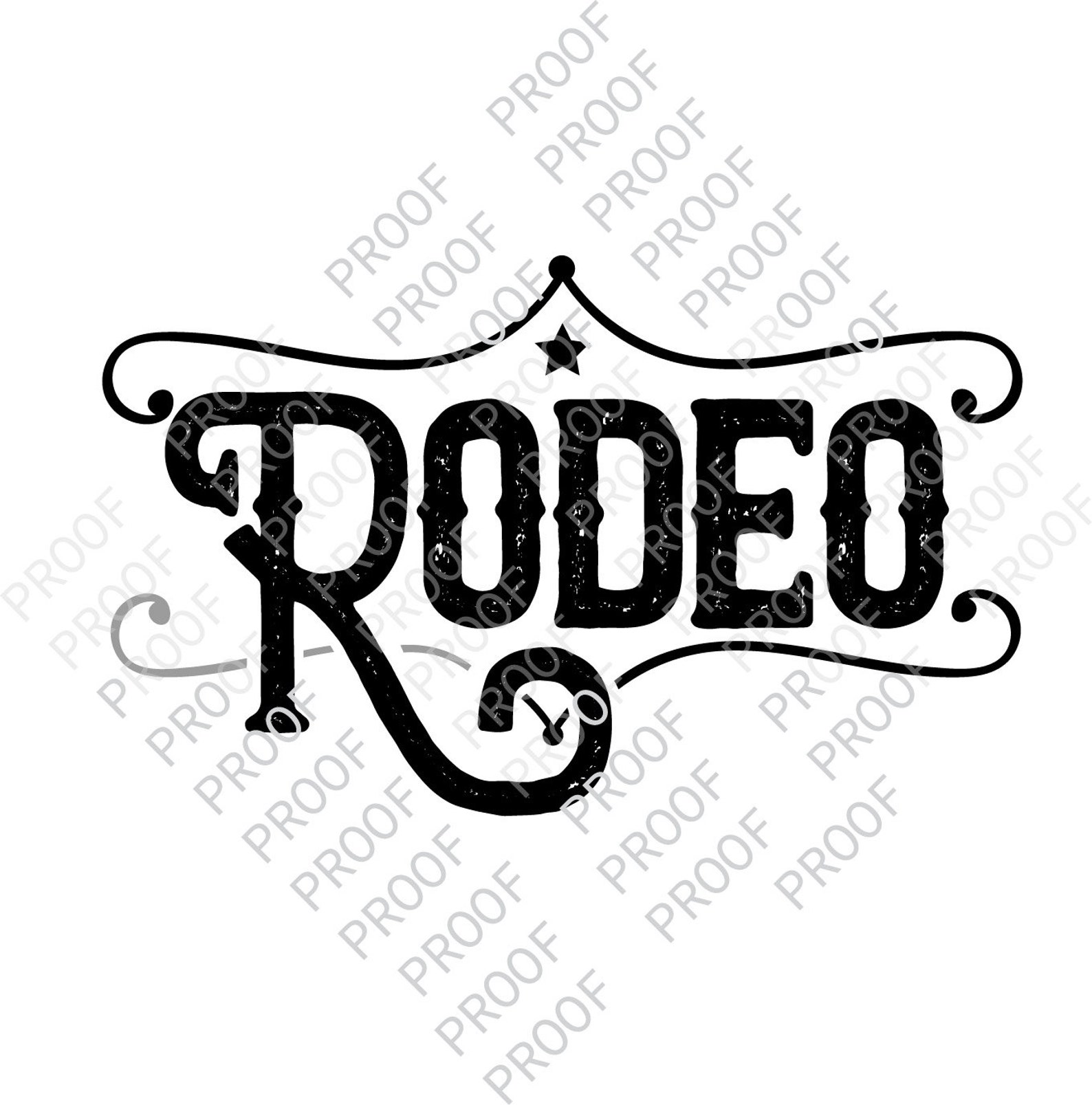 Rodeo Graphic | Etsy