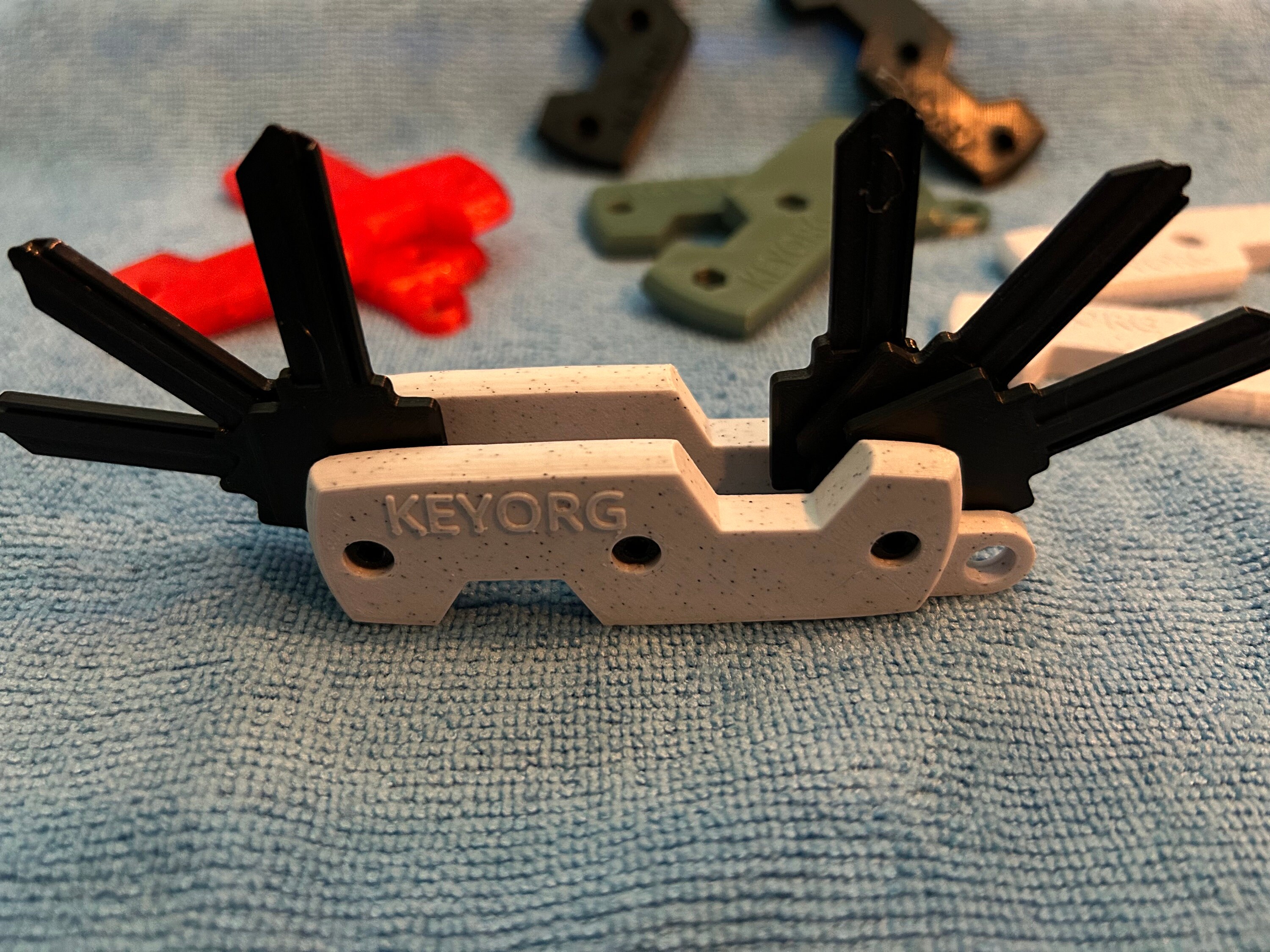 Key Organizer / Holder Keychain 3D Printed V2 - Etsy