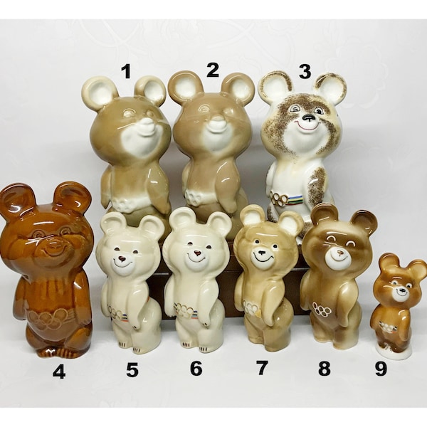 Bear Misha Figurine - Etsy