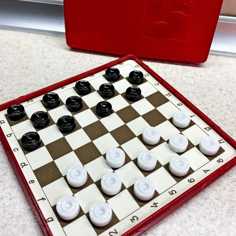 Magnetic Checkers - Etsy