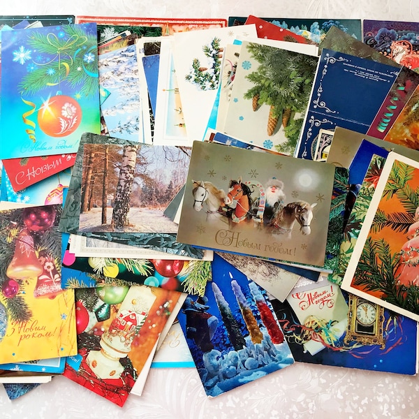 Russian Postcards - Etsy