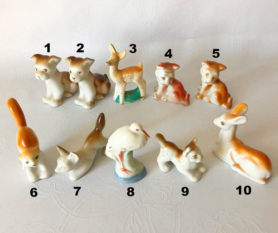 Porcelain Figurine Animals Soviet Vintage Statuette USSR Ukraine - Etsy